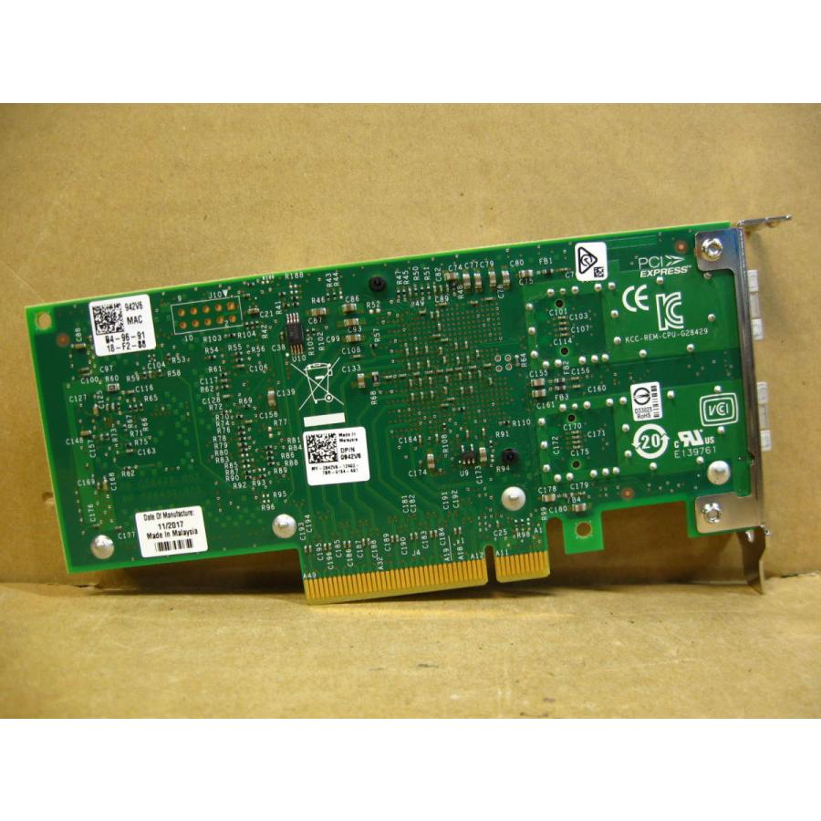 intel X520 10Gbps Direct Attach/SFP+ Server Adapter PCI-EX ロープロ 中古 インテル ...