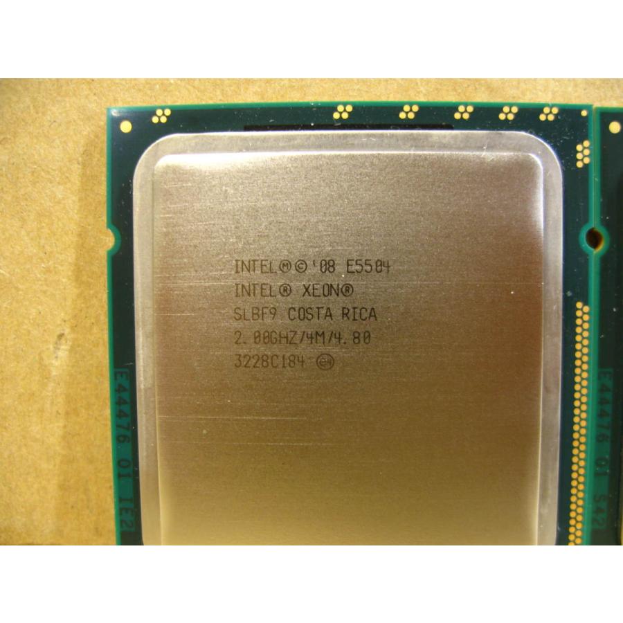 Intel Xeon E5504 2.00GHz SLBF9 4M 4.8GT/s 80W LGA1366 2個 中古 : ミサオネットワーク ...