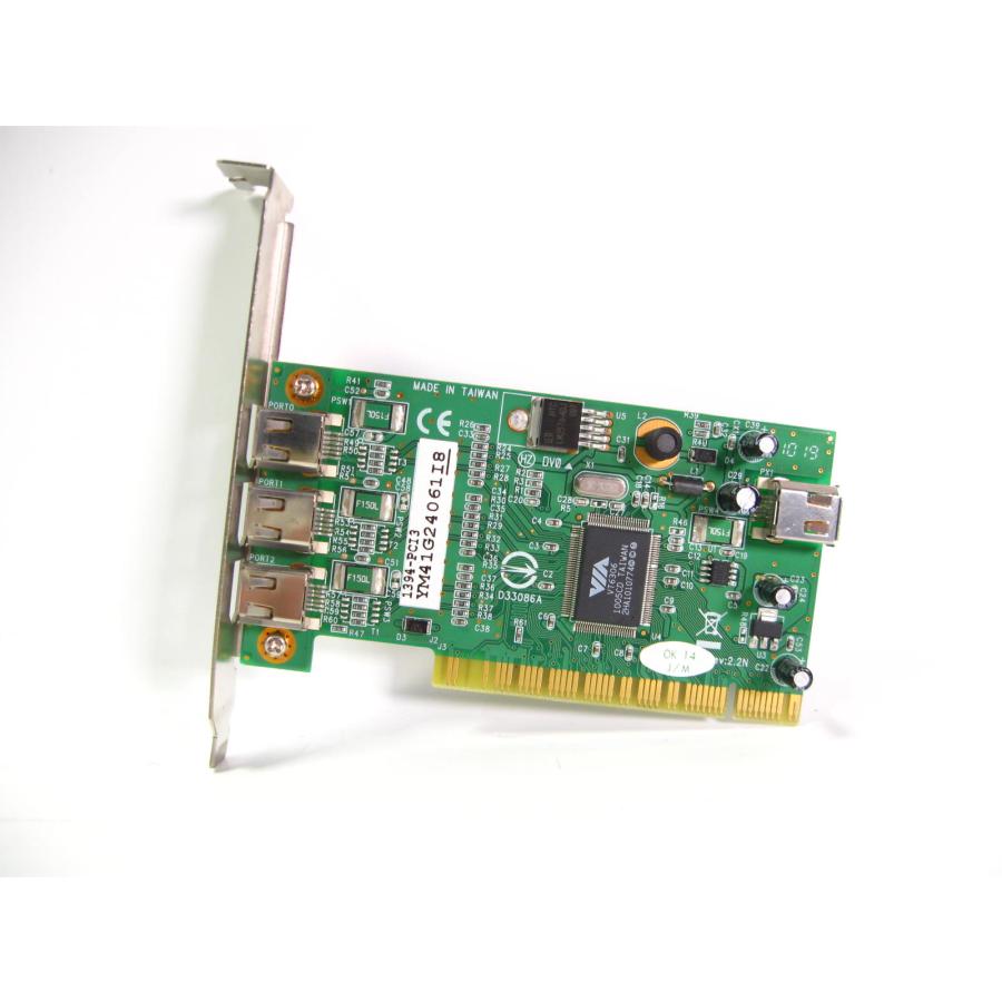 I・O DATA 1394-PCI3 3ポート FireWire400(IEEE1394) 増設カード PCI 中古 アイオーデータ ...