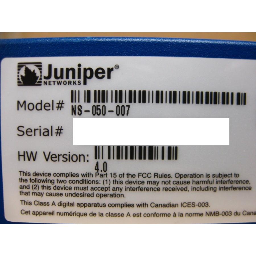 JUNIPER NetScreen-50 ファイアウォール NS-050-007 中古 : ミサオネットワーク・ストア店 - 通販 - Yahoo!ショッピング