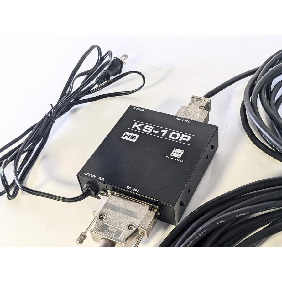 SACOM KS-10P-HS システムサコム RS-232 RS-422コンバーター PC-VTRリモート変換 専用ケーブル付属 中古商品 ...