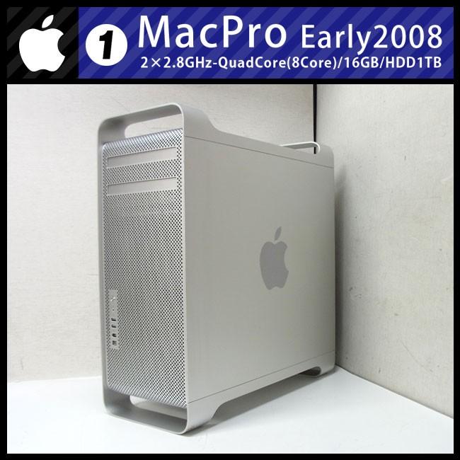 Mac Pro ★Mac Early 2008・2×2.8GHz Quad-Core(8コア)/16GB/HDD 1TB・Yosemite ...