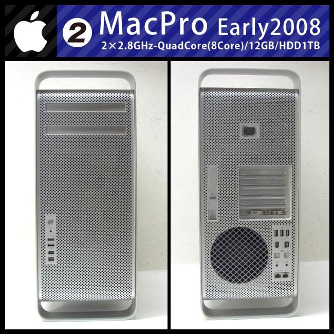 Mac Pro ★Mac Early 2008・2×2.8GHz Quad-Core(8コア)/12GB/HDD 1TB・Yosemite ...