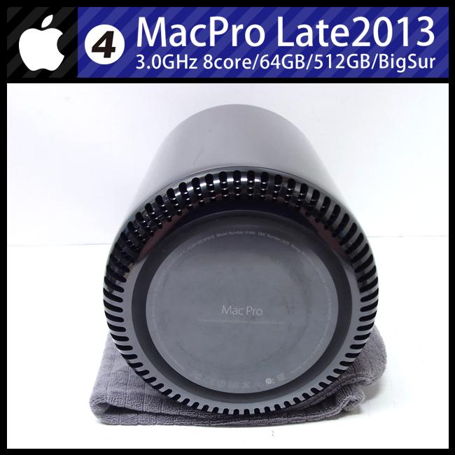 ★Mac Pro・Late 2013・3GHz 8コア intel Xeon E5★64GB/SSD 512GB/AMD FirePro D700 ×2・A1481[04 ...