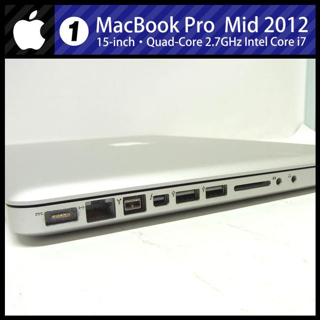 MacBook Pro ★MacBook (15-inch, Mid 2012)・Core i7 2.7GHz Quad Core(4Core ...
