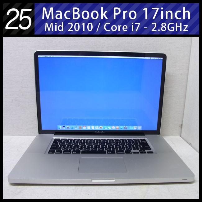 MacBook Pro 17インチ Mid 2010・Core i7 2.8GHz/8GB/500GB : ミサオネットワーク・ストア店 ...