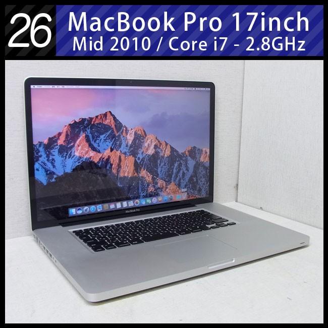 MacBook Pro 17インチ Mid 2010・Core i7 2.8GHz/8GB/500GB : ミサオネットワーク・ストア店 ...