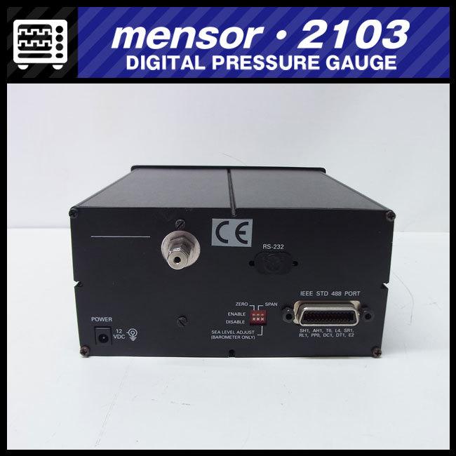 ★mensor model 2103・DIGITAL PRESSURE GAUGE/デジタル圧力計・745hPa TO 1151hPa abs ...