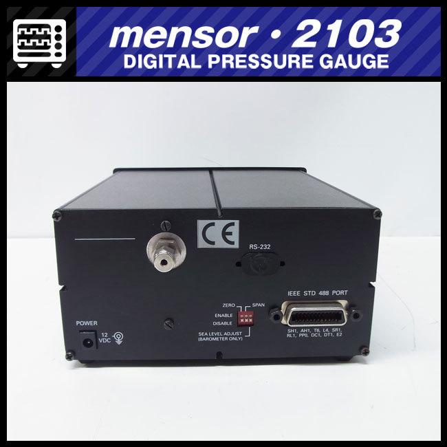 ★mensor model 2103・DIGITAL PRESSURE GAUGE/デジタル圧力計・745hPa TO 1151hPa abs ...