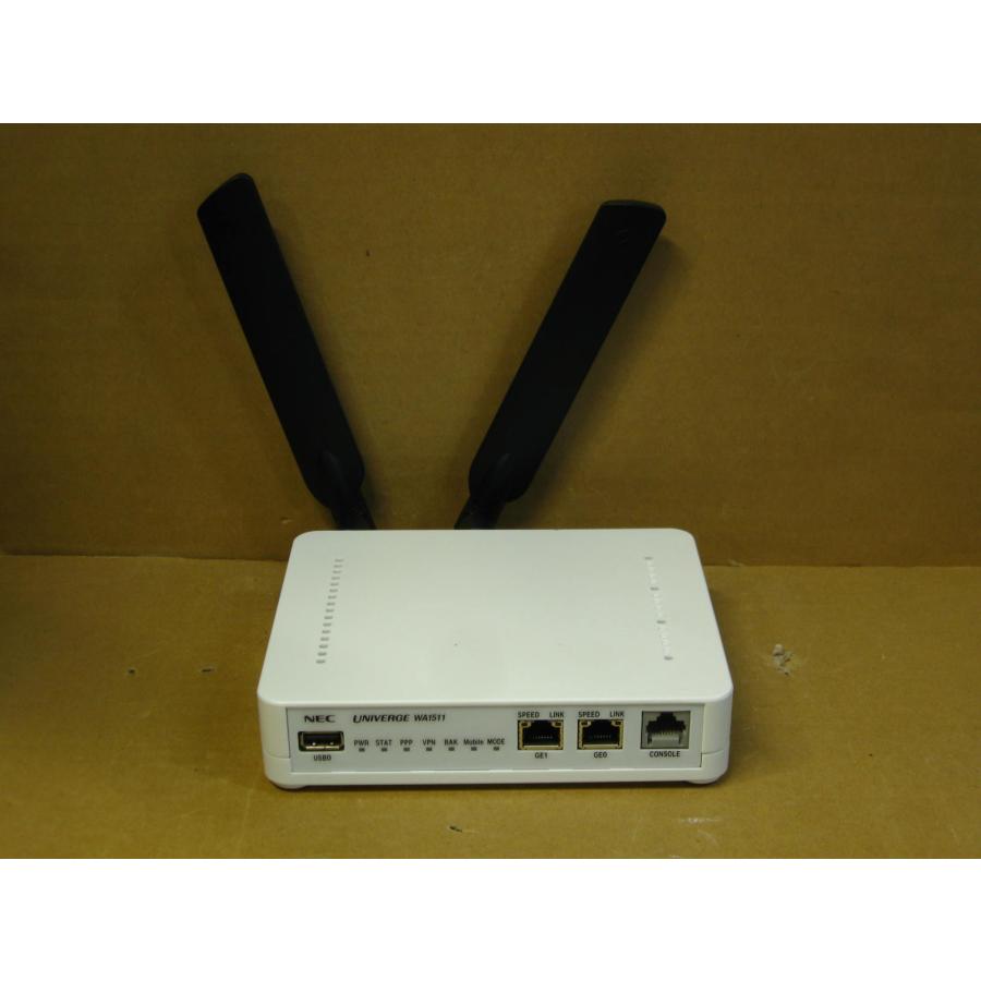 NEC UNIVERGE WA1511-DL01 LTEモジュール内蔵ワイヤレスVPNルータ 無線LAN 中古 NTTドコモ : ミサオネットワーク・ストア店 - 通販 - Yahoo!ショッピング