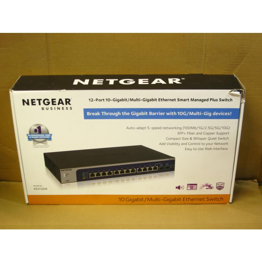 NETGEAR XS512EM 10G/マルチギガビット12ポート アンマネージプラススイッチ 中古 ネットギア : ミサオネットワーク ...