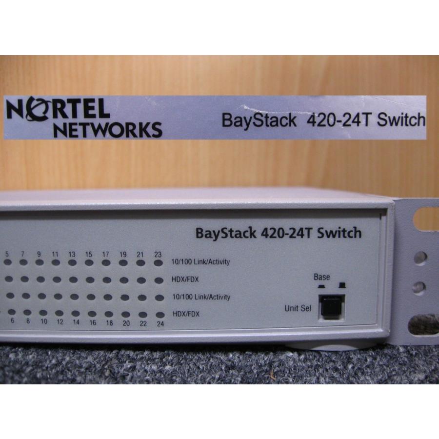 NORTEL BayStack 420-24T 24ポート イーサネットスイッチ 中古 : ミサオネットワーク・ストア店 - 通販 ...