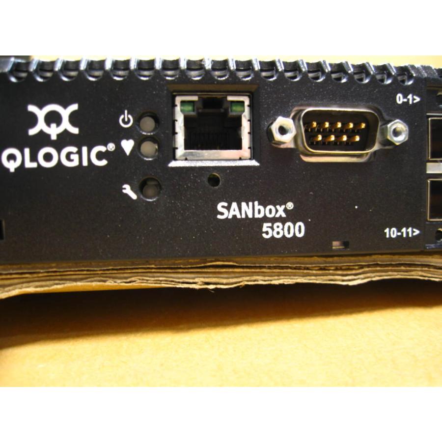 QLOGIC SANBox 5800 8Gb/s ファイバチャネルスイッチ 中古 SAN SB5800-12A ...