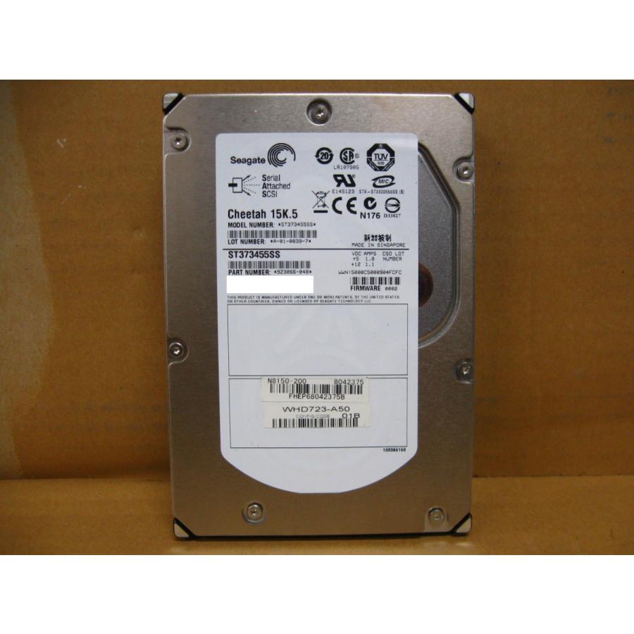 SEAGATE ST373455SS 73GB SAS 15000rpm 3.5型 NEC N8150-200 中古 ...