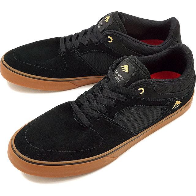 Emerica エメリカ HSU ロー バルカ EMERICA メンズ レディース スケートシューズ スニーカー BLACK/GUM FW16 ...