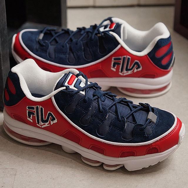 FILA（フィラ） シルバ トレイナー SILVA TRAINER メンズ レディース ダッドスニーカー 靴 Fネイビー/Fレッド/ホワイト ...