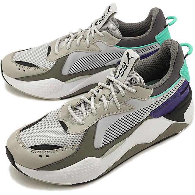 PUMA プーマ アールエスエックス トラックス メンズ レディース スニーカー 靴 グレーバイオレット 369332-01 SU19 ...