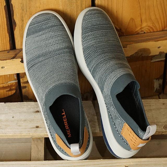 MERRELL メレル メンズ グリッドウェイ モック MNS GRIDWAY MOC スリッポン リラックス スニーカー 靴 ...