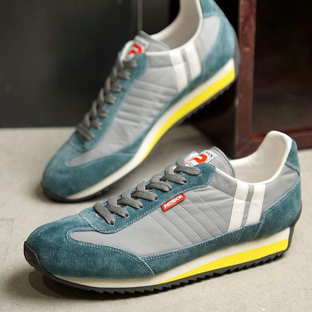 返品送料無料 パトリック PATRICK スニーカー マラソン MARATHON 942004 SS20 メンズ・レディース 日本製 靴 CANOE グレー系 :10062374:ミスチーフ ...