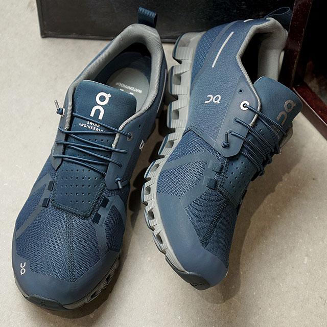 On オン スニーカー クラウド ウォータープルーフ M Cloud Waterproof 19.99681 FW20 防水 ランニングシューズ アウトドア 靴 ストーム ルナ ネイビー系 ...
