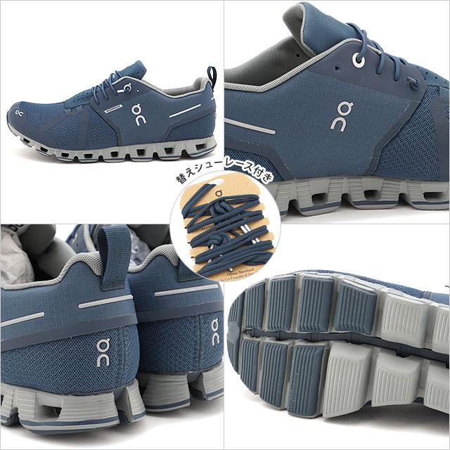 On オン スニーカー クラウド ウォータープルーフ M Cloud Waterproof 19.99681 FW20 防水 ランニングシューズ アウトドア 靴 ストーム ルナ ネイビー系 ...