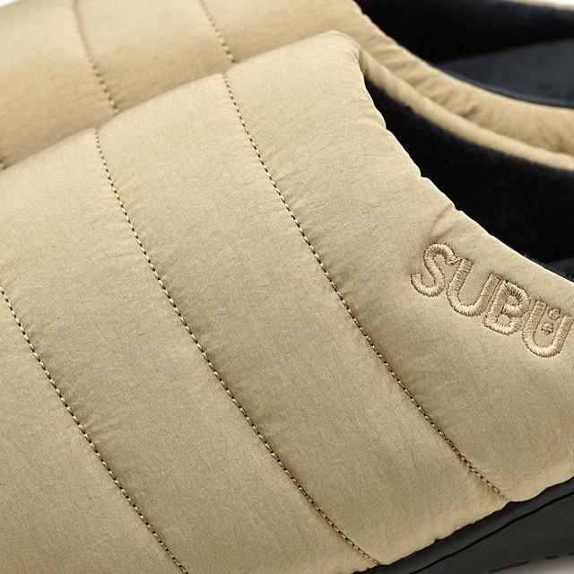 SUBU（スブ） 冬サンダル SUBU凹凸 FW20 メンズ・レディース 外履き・室内履き ルームシューズ 中綿スリッパ REFLEX BEIGE ベージュ系 : mischief シューズ ...