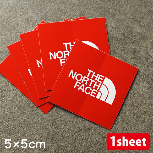 THE NORTH FACE ザ・ノースフェイス TNF スクエアロゴステッカーミニ Square Logo Sticker Mini ...