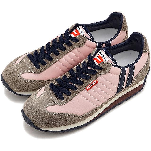 返品送料無料 パトリック PATRICK スニーカー マラソン MARATHON 94637 SS21Q2 メンズ・レディース 日本製 SHRMP ブラウン系／復刻カラー :10067608 ...