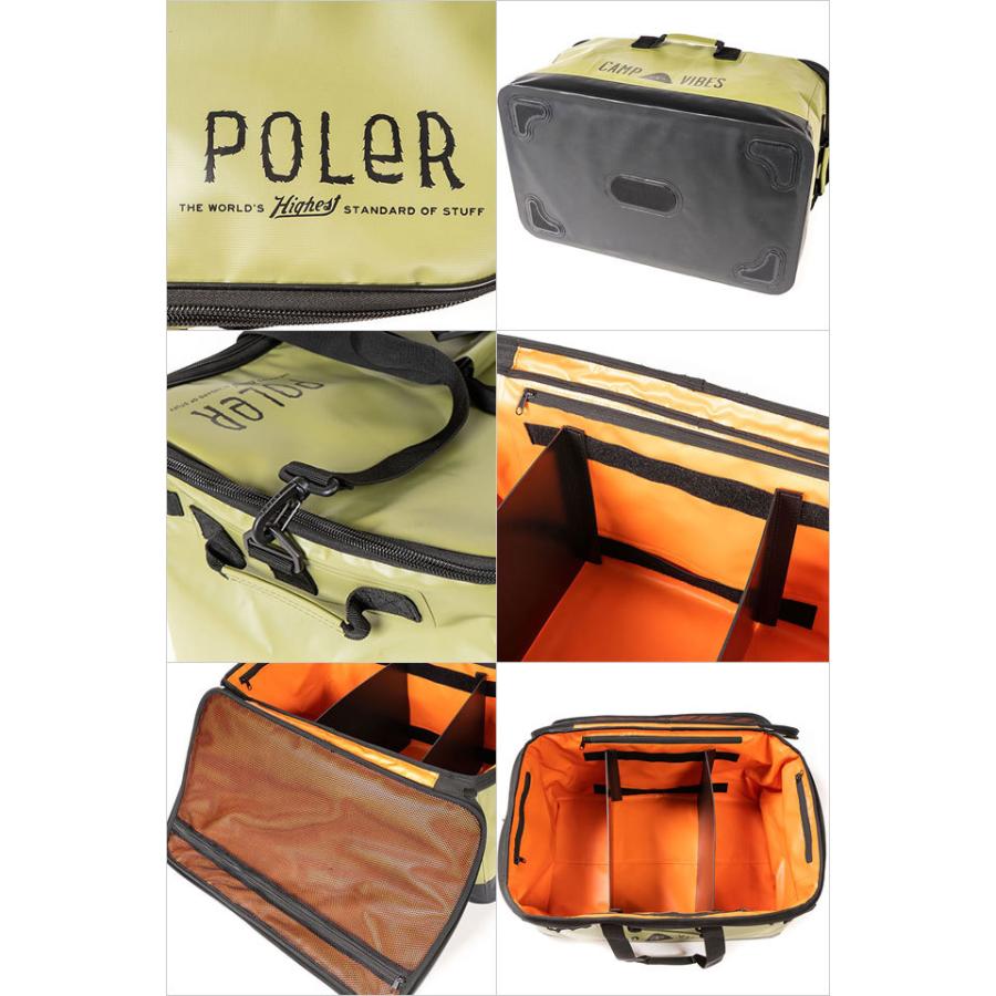 ポーラー POLeR ポーラーソフトマルチコンテナ 5213C016-OLO SS22 60L POLER SOFT MULTI-CONTAINER キャンプ アウトドア用品 収納バッグ ...