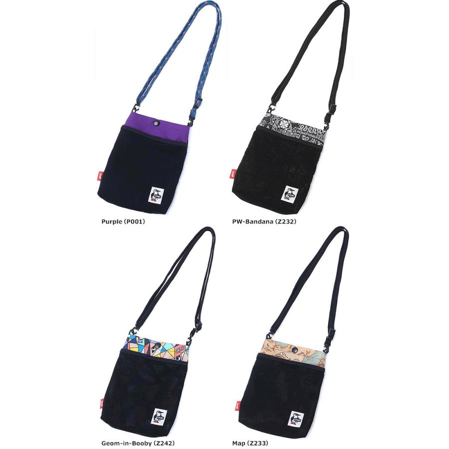 CHUMS チャムス リサイクルメッシュポケットショルダーバッグ CH60-3215 FW22 Recycle Mesh Pocket Shoulder メンズ・レディース 鞄 ショルダー ...
