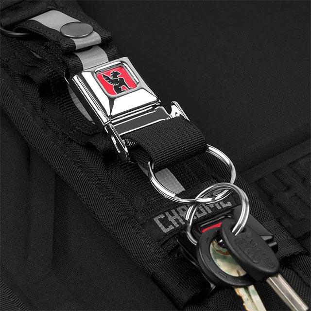 CHROME（クローム） ミニバックル キーチェーン MINI BUCKLE KEYCHAIN AC103NONENANA キーホルダー SILVER 正規取扱店 : SHOETIME ...