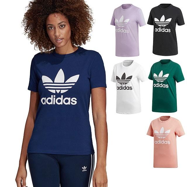 adidas Originals アディダス Tシャツ レディース TREFOIL TEE トレフォイル アディダスオリジナルス EKC86 ...