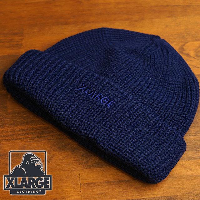 XLARGE（エクストラ ラージ） ロゴショートレングスビーニー LOGO SHORT LENGTH BEANIE 101213051007 ...