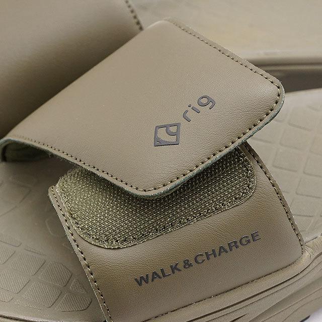 rig リグ オーガ リカバリーサンダル RG0010KH oga メンズ・レディース 疲労回復 スライドサンダル ベルクロ カーキ : SHOETIME - 通販 - Yahoo!ショッピング