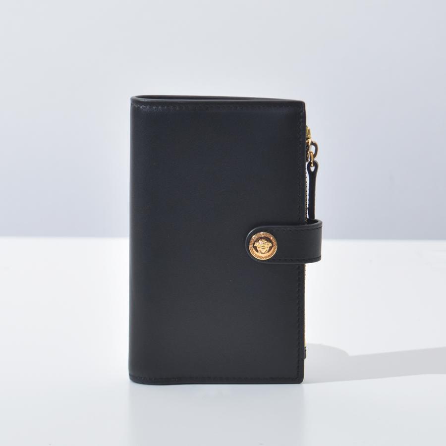 VERSACE ヴェルサーチ 二つ折り財布 小銭入れ付き メデューサ VERSACE ヴェルサーチ 二つ折り財布 小銭入れ付き メデューサ