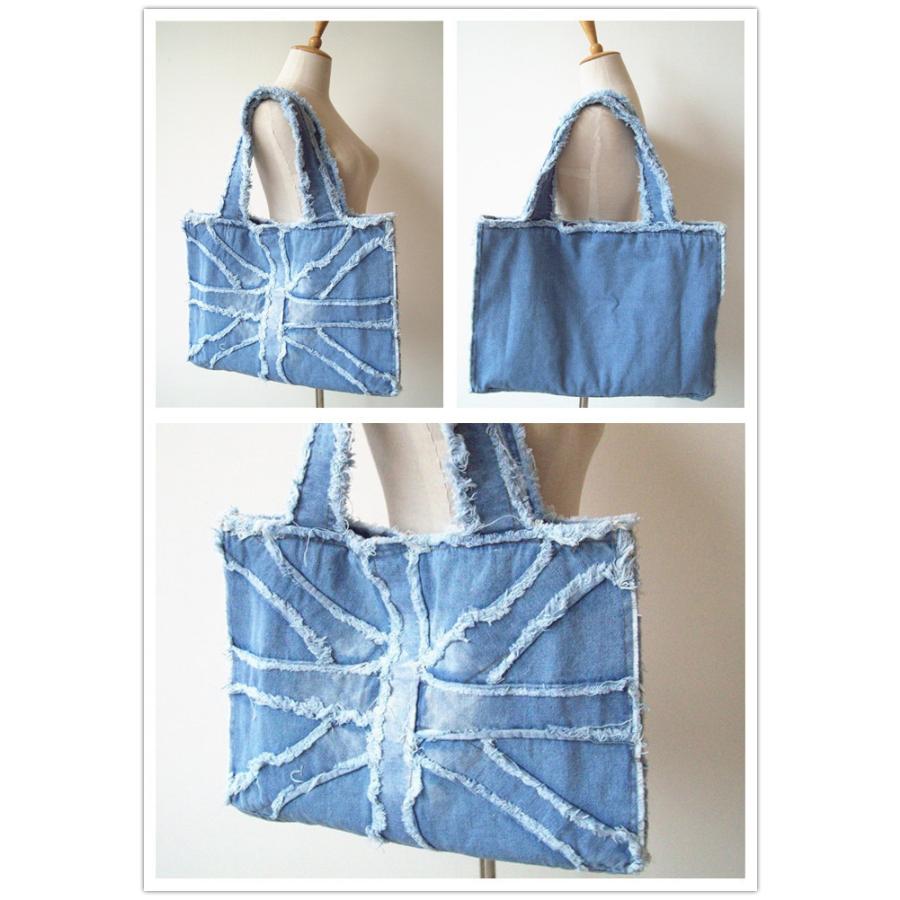デニム バッグ レディース 子供 兼用 おしゃれ 肩掛け トートバッグ マザーズバッグ 買い物バック エコバッグ レッスンバッグ 通勤 通学 大容量 大学生 bag004 : miso a ...