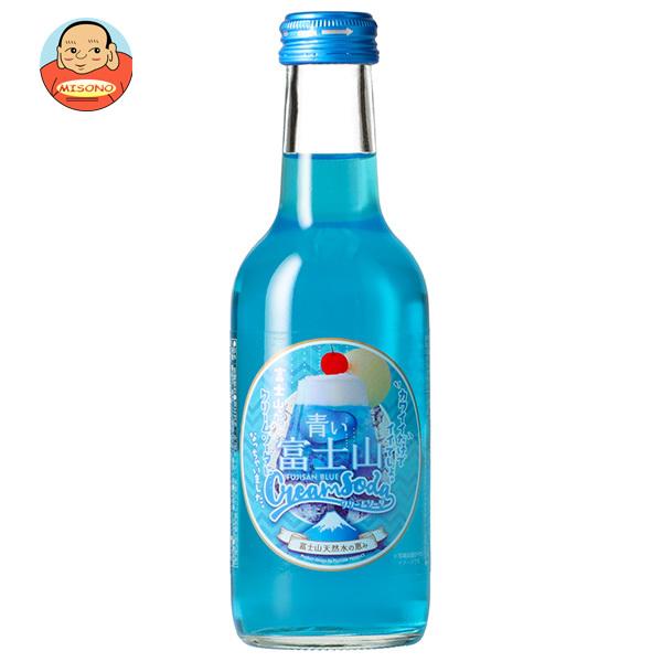 【賞味期限2025.10.23かそれ以降】富士山プロダクト 青い富士山クリームソーダ 245ml瓶×24本入｜ 送料別 : 味園サポート ...