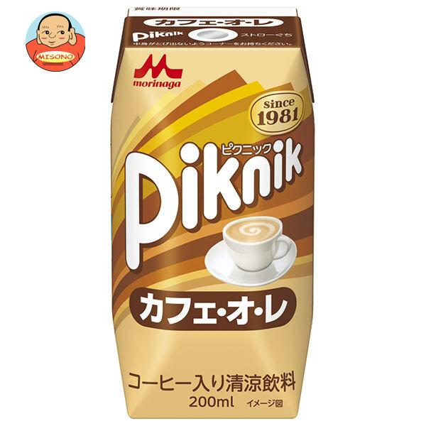 Piknik 森永乳業 ピクニック カフェオレ(プリズマ容器) 200ml紙パック×24本入｜ 送料別 爆買 : 味園サポート ヤフー店 - 通販 - Yahoo!ショッピング