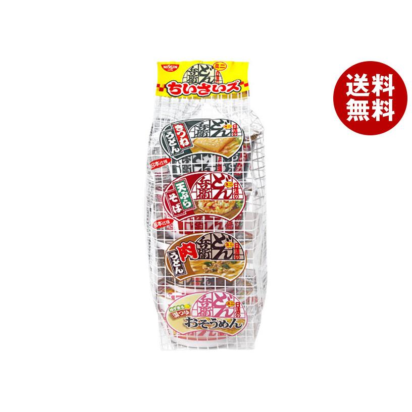 日清食品 日清のどん兵衛 ちいさいズ4食パック 163g×6袋入｜ 送料無料 : MISONOYA ヤフー店 - 通販 - Yahoo!ショッピング