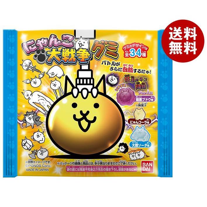 BANDAI バンダイ にゃんこ大戦争 グミ 33g×12袋入×(2ケース)｜ 送料無料 : MISONOYA ヤフー店 - 通販 - Yahoo!ショッピング