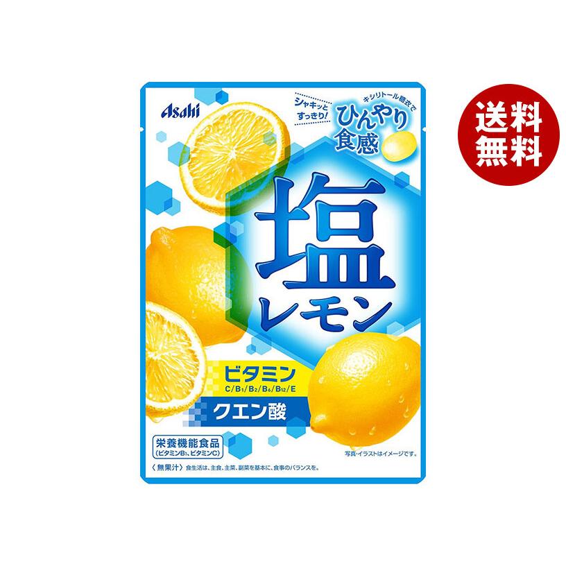 アサヒグループ食品 塩レモンキャンディ 62g×6袋入×(2ケース)｜ 送料無料 : MISONOYA ヤフー店 - 通販 - Yahoo!ショッピング