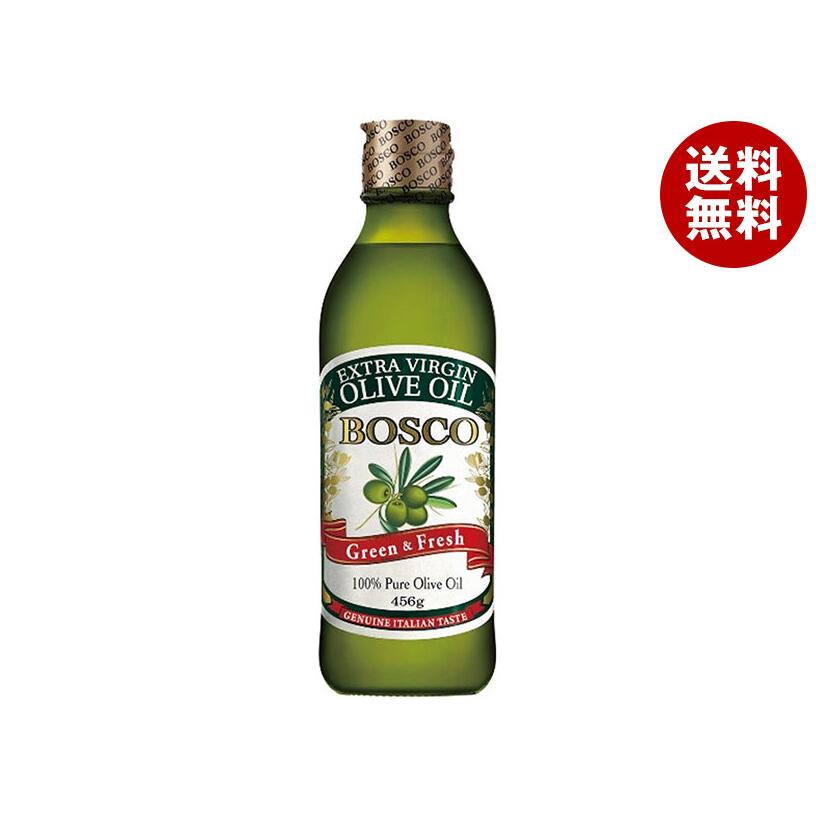 日清オイリオ BOSCO(ボスコ) エキストラバージンオリーブオイル 456g瓶×12本入×(2ケース)｜ 送料無料 : MISONOYA ヤフー店 - 通販 - Yahoo!ショッピング