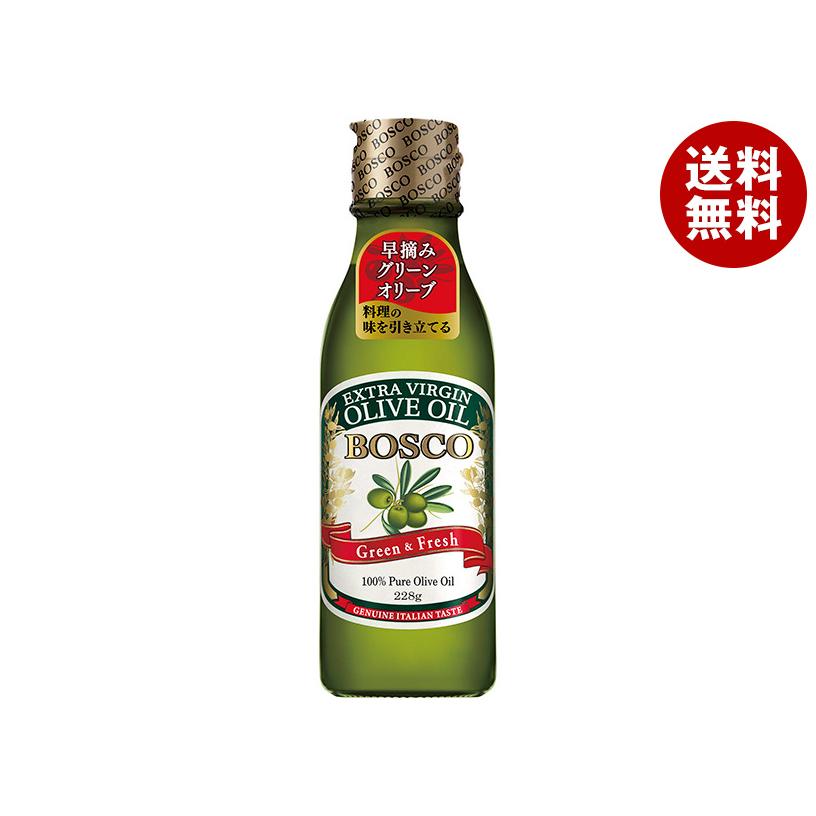 日清オイリオ BOSCO(ボスコ) エキストラバージンオリーブオイル 228g瓶×12本入×(2ケース)｜ 送料無料 : MISONOYA ヤフー店 - 通販 - Yahoo!ショッピング