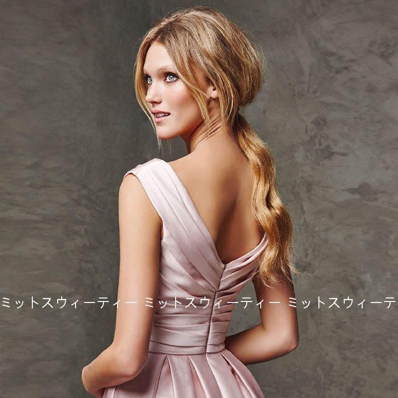 カラードレス 演奏会 コンサート ピンク ローズ パーティードレス 結婚