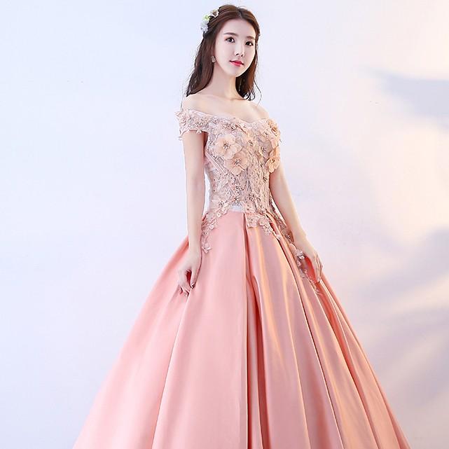 カラードレス 演奏会 ロングドレス 安い パーティードレス