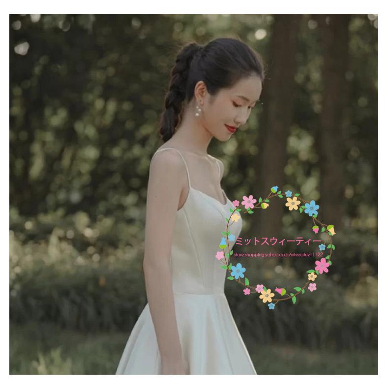 ウエディングドレス 海外挙式 リゾートドレス 前撮りドレス ロング