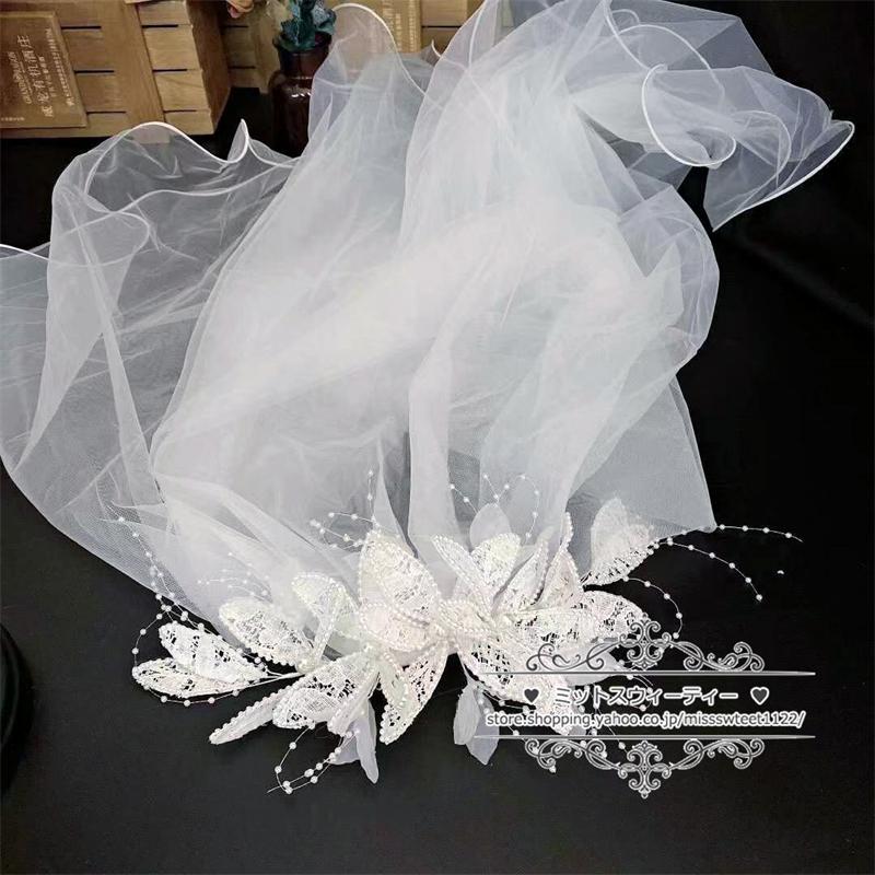 ウエディングベール ウェディングベール ヴェール ロング丈 ブライダル