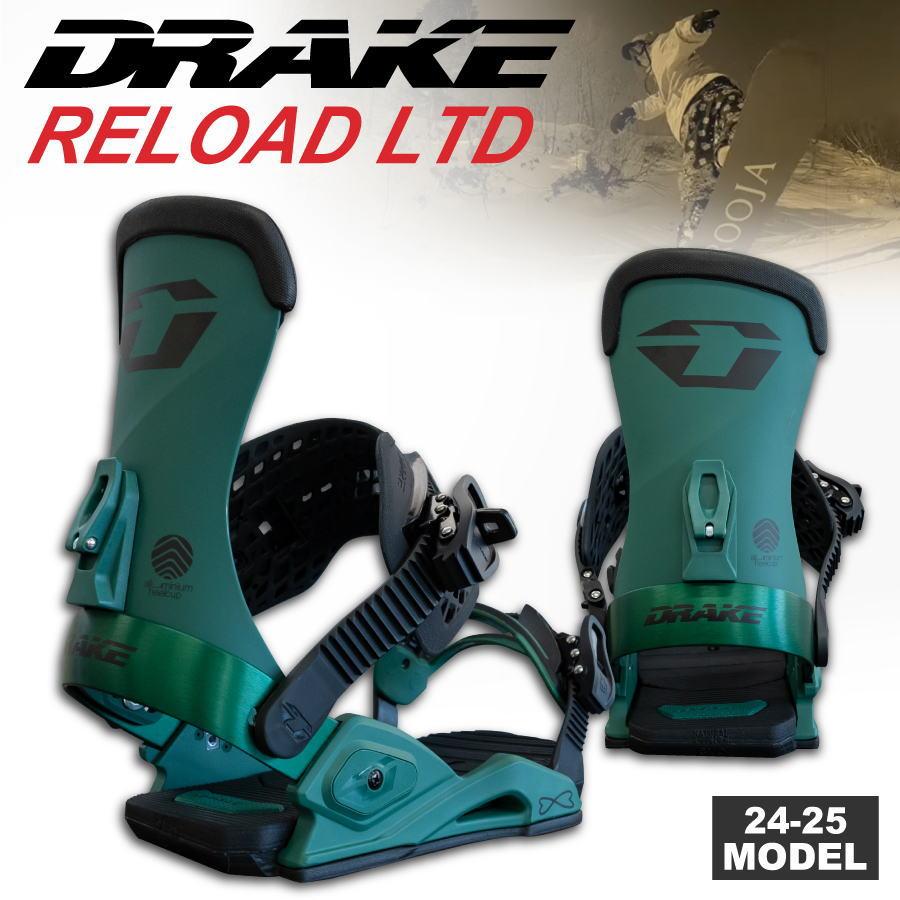 【入荷済み】24-25 DRAKE RELOAD LTD (ドレイクバインディング リロード) -GREEN/BLACK- (スノーボード ...