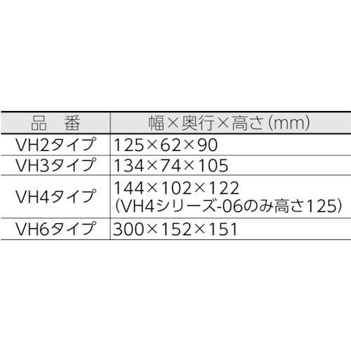 SMC ハンドバルブ 2ポジション VH402-04 : みちのくツールショップ - 通販 - Yahoo!ショッピング