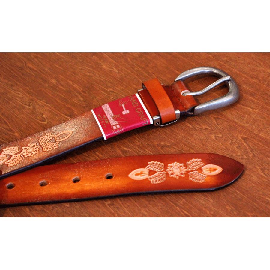 KSD キンシドウ 手打ちクラフトレザーベルト ハンドクラフト 日本製 キャメル : MITOMANgoodworks - 通販 ...